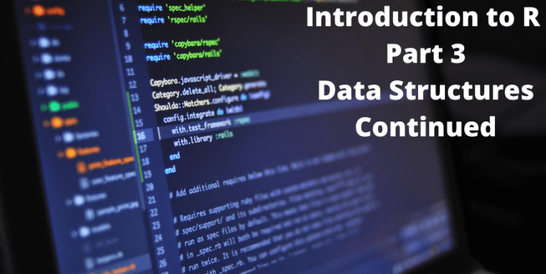 Introduction to R Programming: Data Frames, Arrays and Factors - Part 3 | MindsMapped