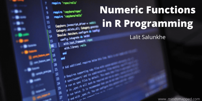 Numeric Functions In R Programming Mindsmapped